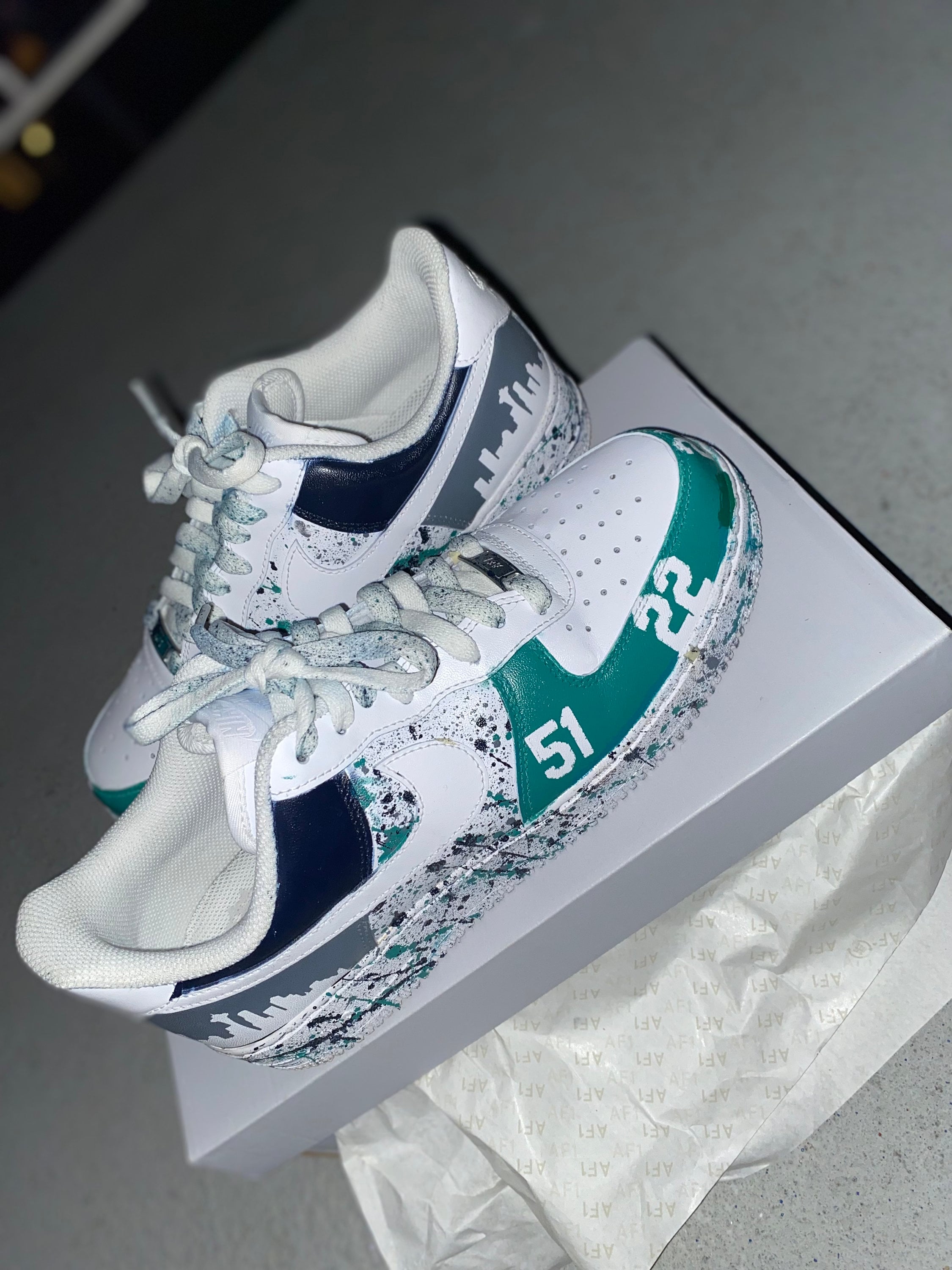 Seattle Mariners Air Force 1 - Etsy