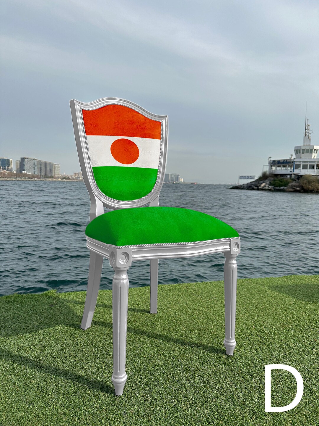 SPECIAL Niger Flag Chair Flag Chair Chair Animal Chair - Etsy