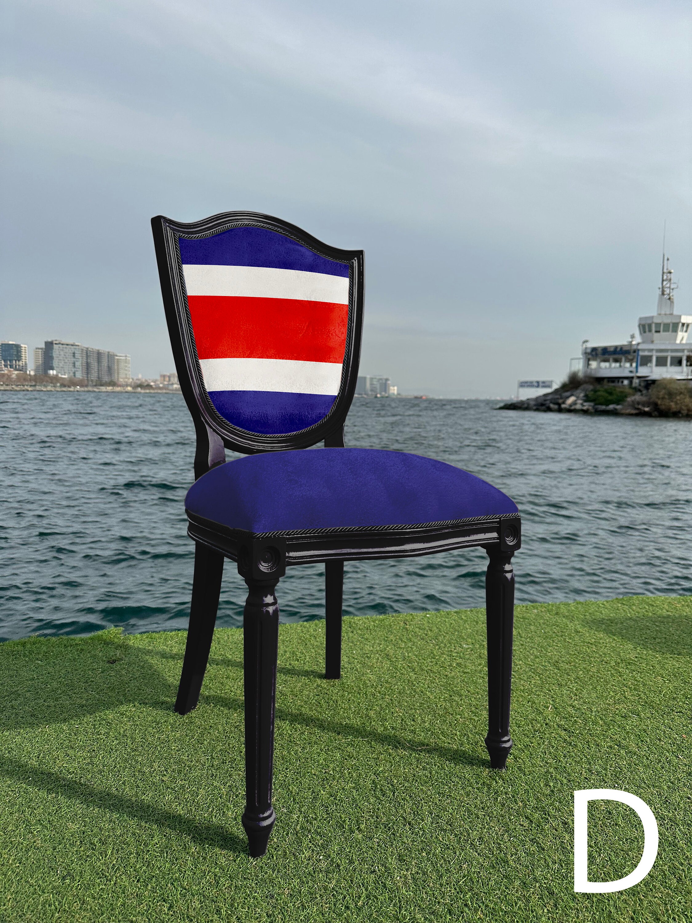 SPECIAL Costa Rica Flag Chair Flag Chair Chair Animal - Etsy