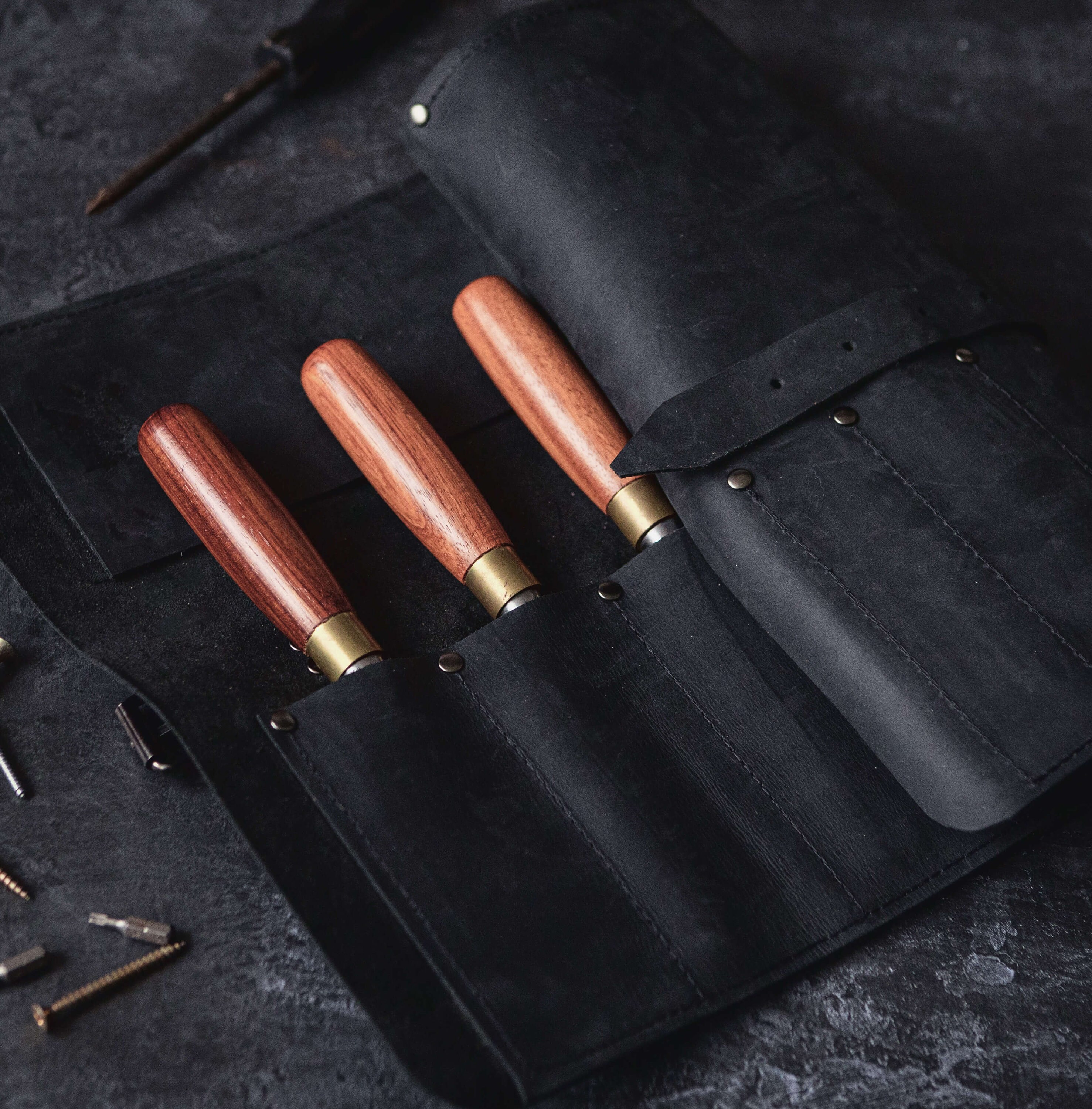 Leather Tool Roll Personalised, Fathers Day, Leather Chisel Roll, Gifts ...