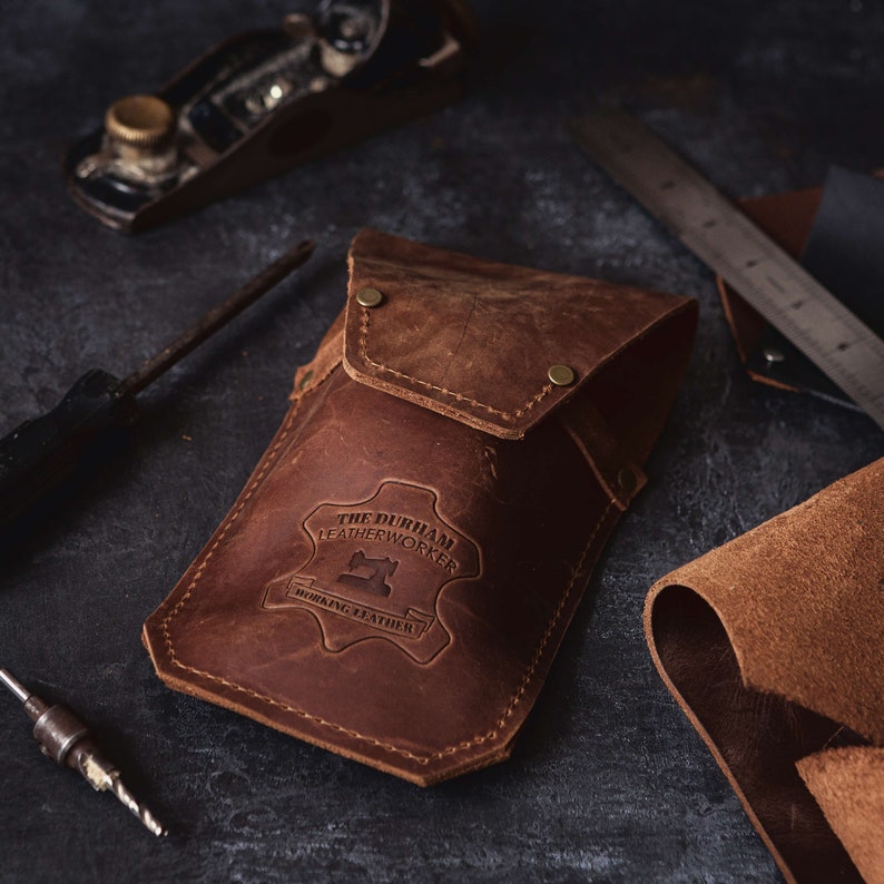 Leather Block Plane Pouch, Tan, Carpenter, Woodworkers, Joiners ...