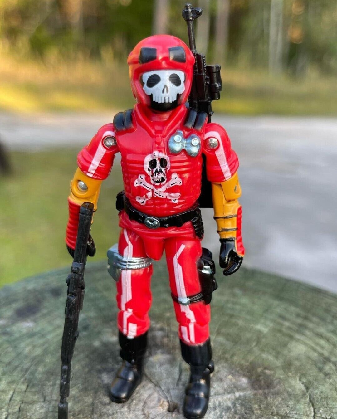 GI Joe Black Major Vintage Style Action Force Red Shadow Jackal Viper ...