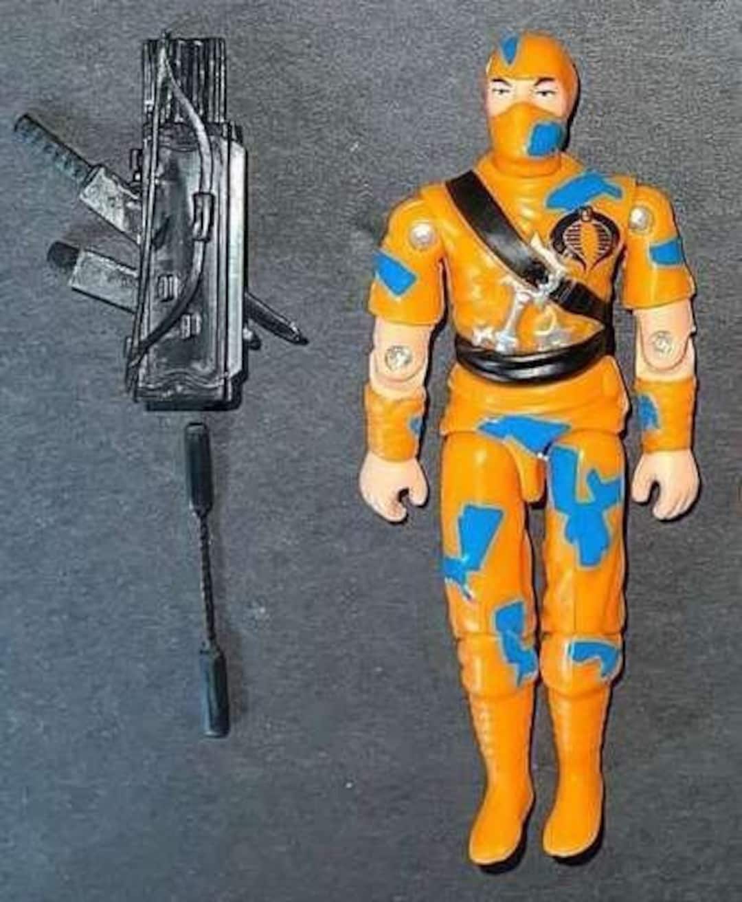 GI Joe Black Major Vintage Style Storm Shadow Alley Viper Ninja - Etsy