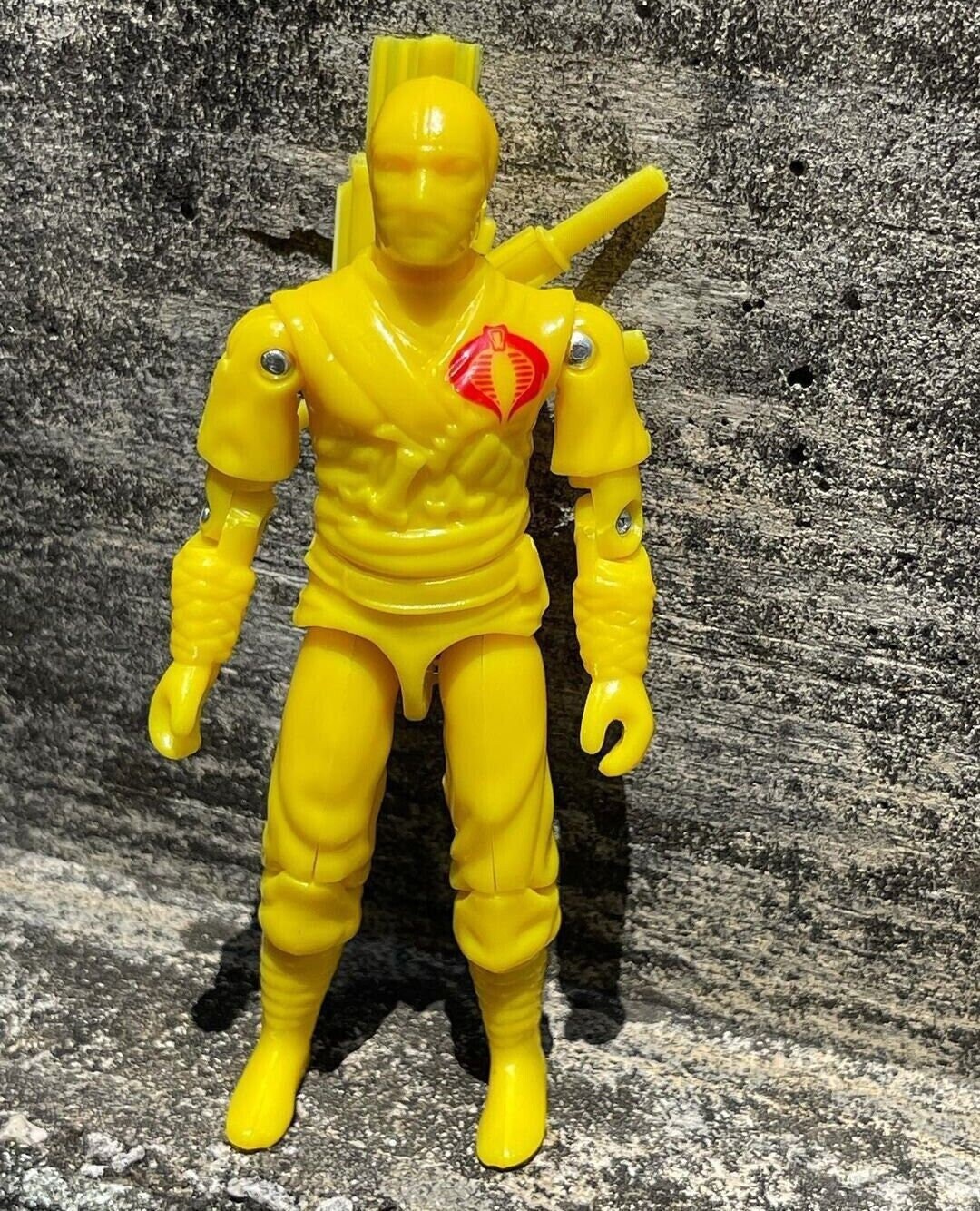 GI Joe Black Major Vintage Style Prototype Yellow Storm Shadow - Etsy