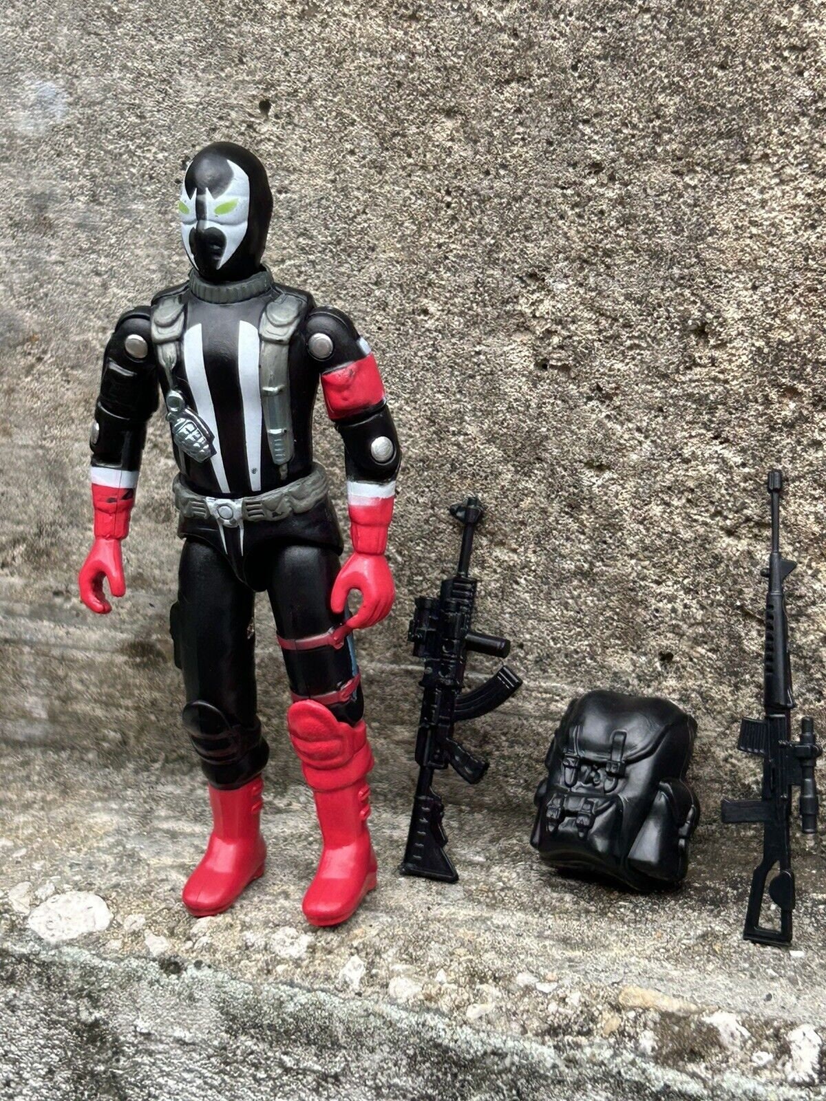 GI Joe Black Major Vintage Style Spawn Invasor - Etsy