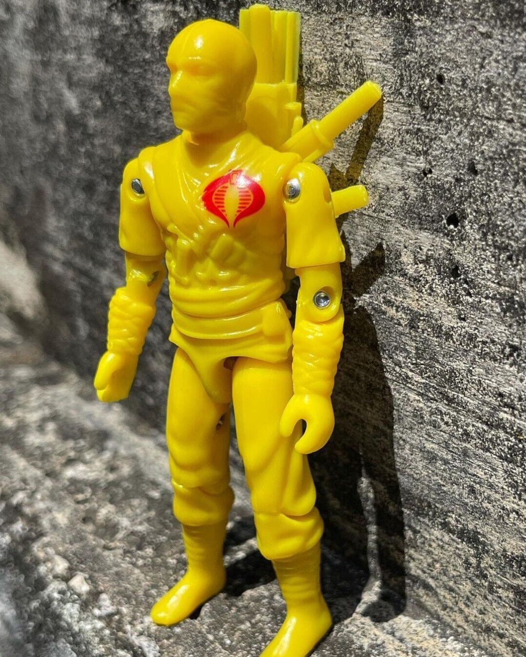 GI Joe Black Major Vintage Style Prototype Yellow Storm Shadow - Etsy