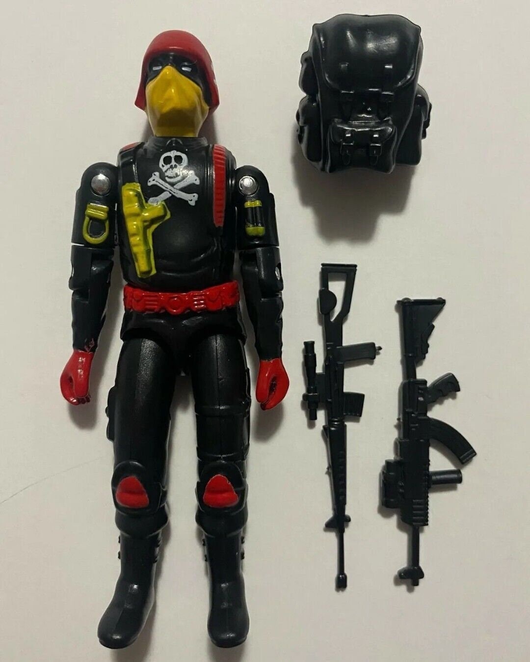 GI Joe Black Major Vintage Style Action Force Red Vulture - Etsy