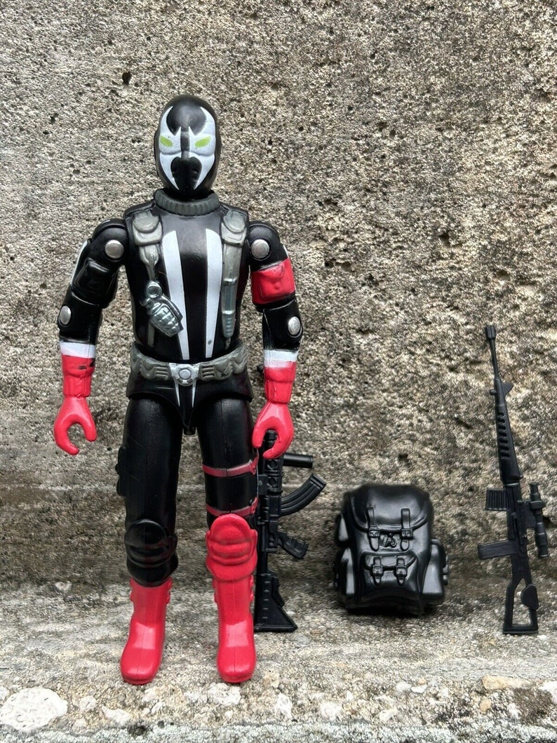 GI Joe Black Major Vintage Style Spawn Invasor - Etsy