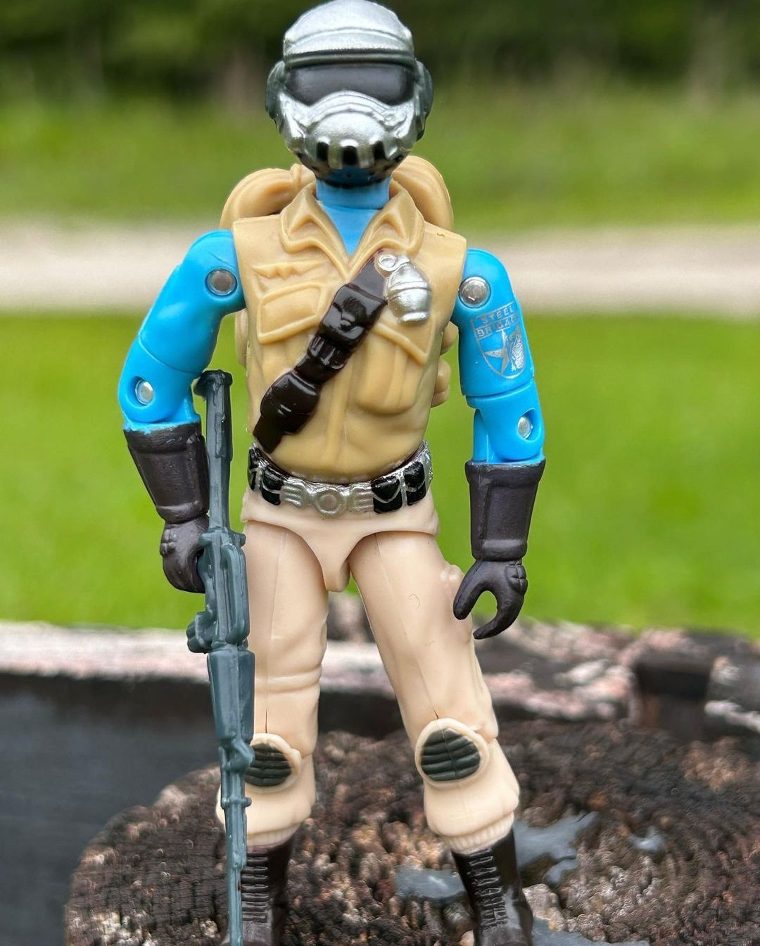 GI Joe Vintage Style Black Major Steel Brigade Trooper - Etsy