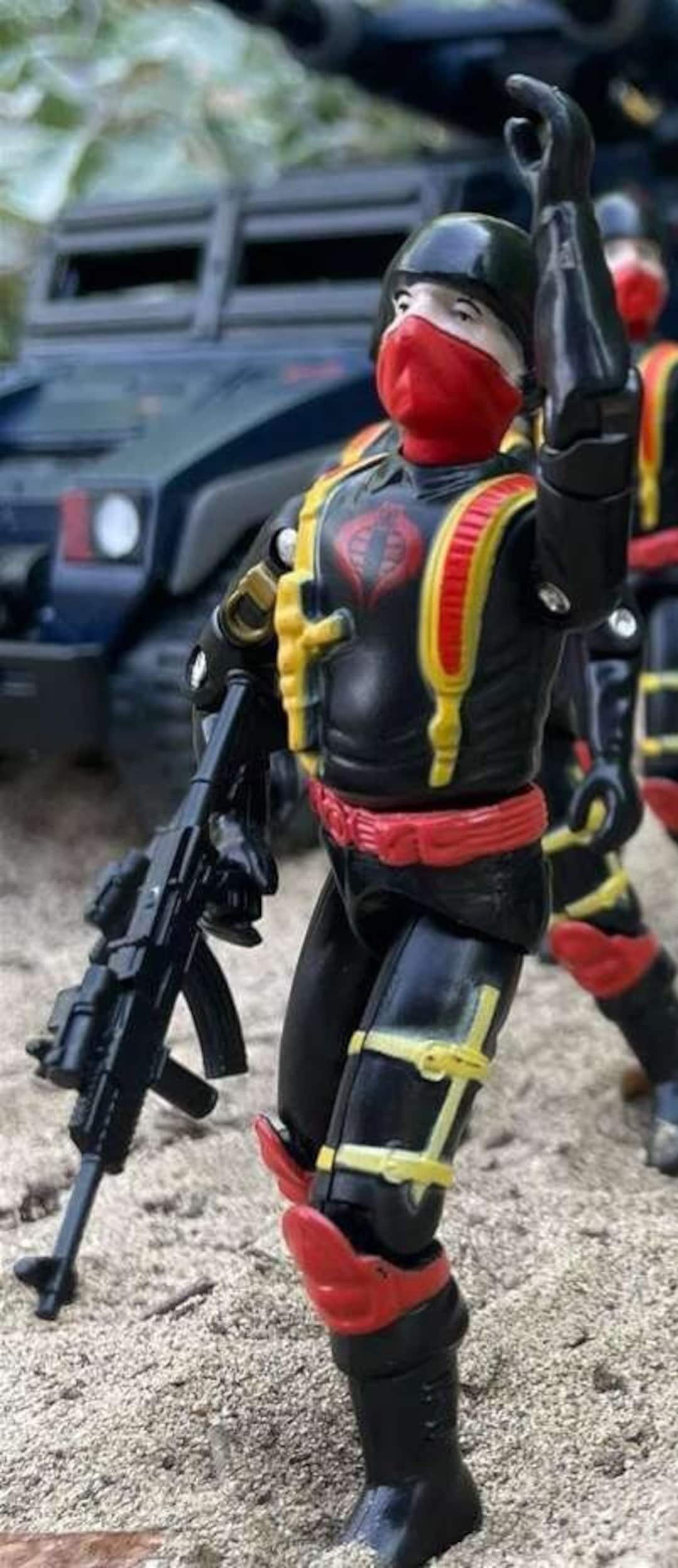 GI Joe Black Major Vintage Style Iron Trooper - Etsy