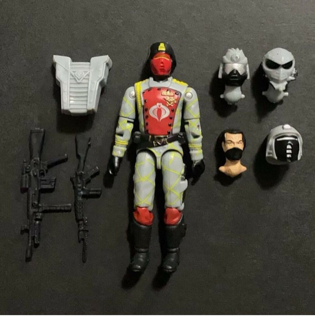 GI Joe Black Major Vintage Style Grey Python Patrol Crimson Guard - Etsy