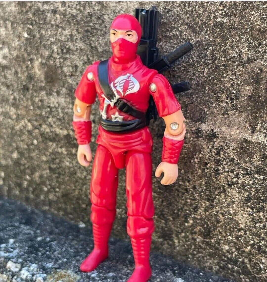 GI Joe Black Major Vintage Style Red Storm Shadow - Etsy