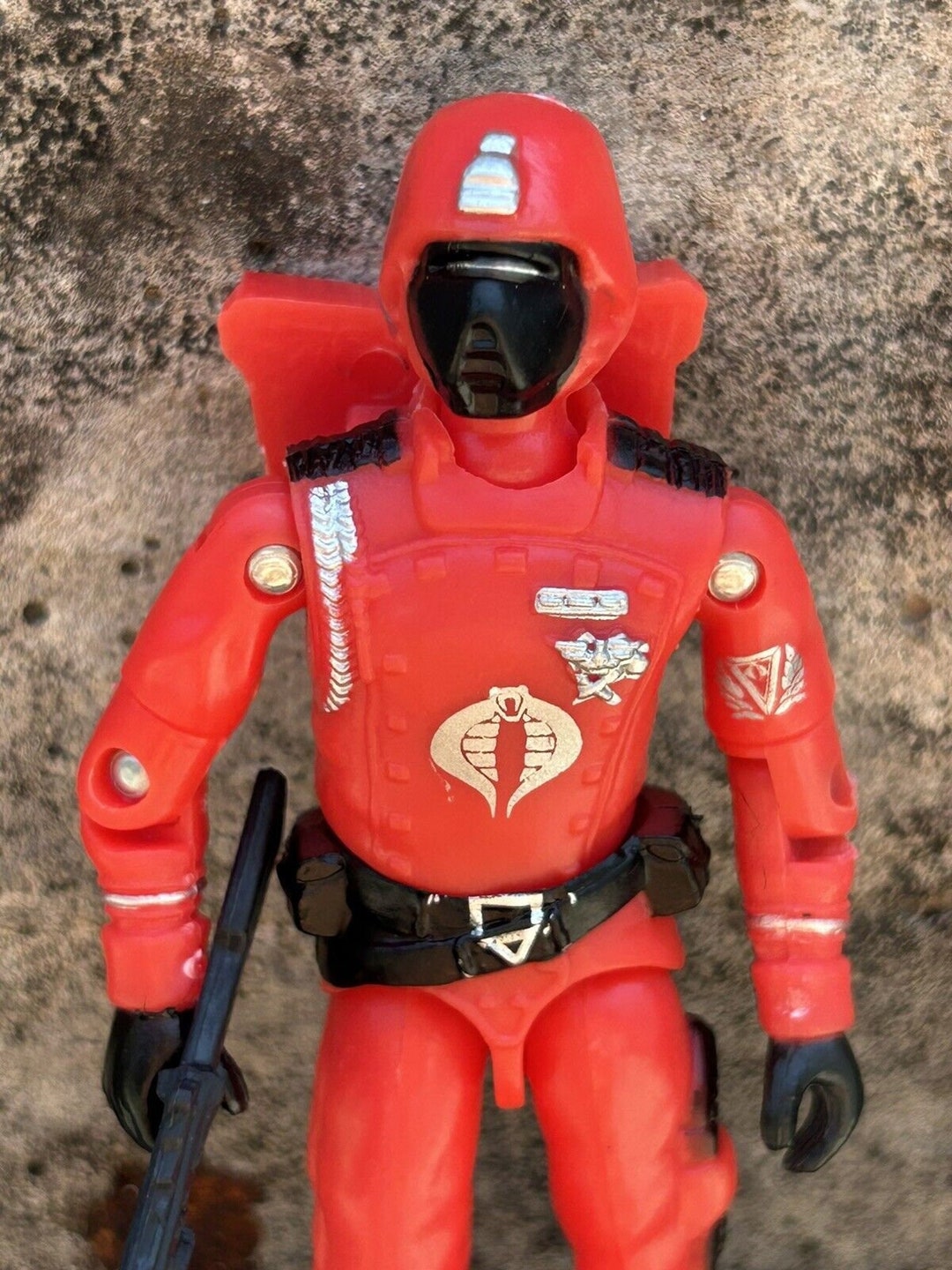 GI Joe Black Major Vintage Style Sieges Crimson Guard - Etsy
