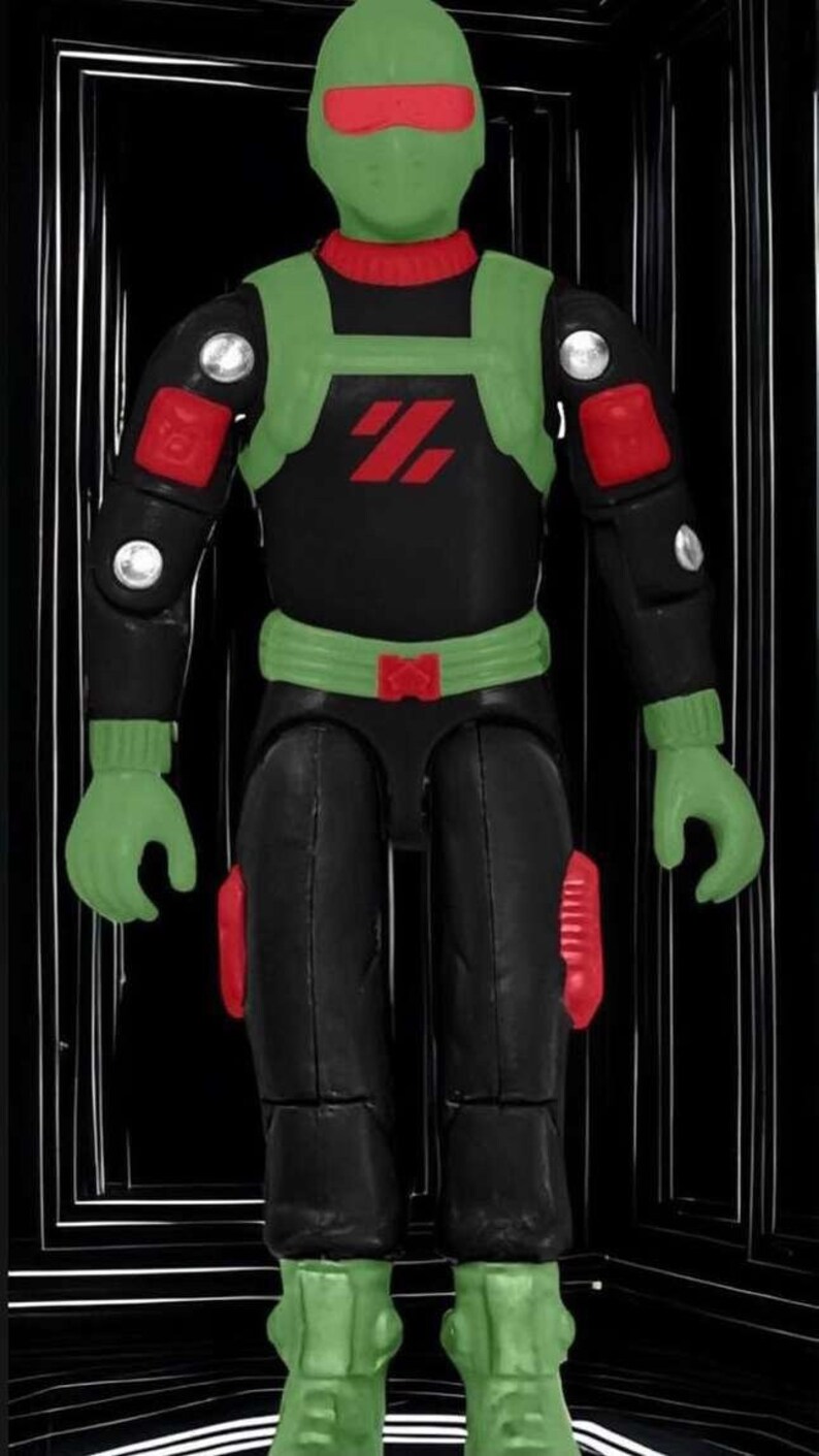 GI Joe Black Major Vintage Snake Eyes Storm Shadow Z Force Commando - Etsy