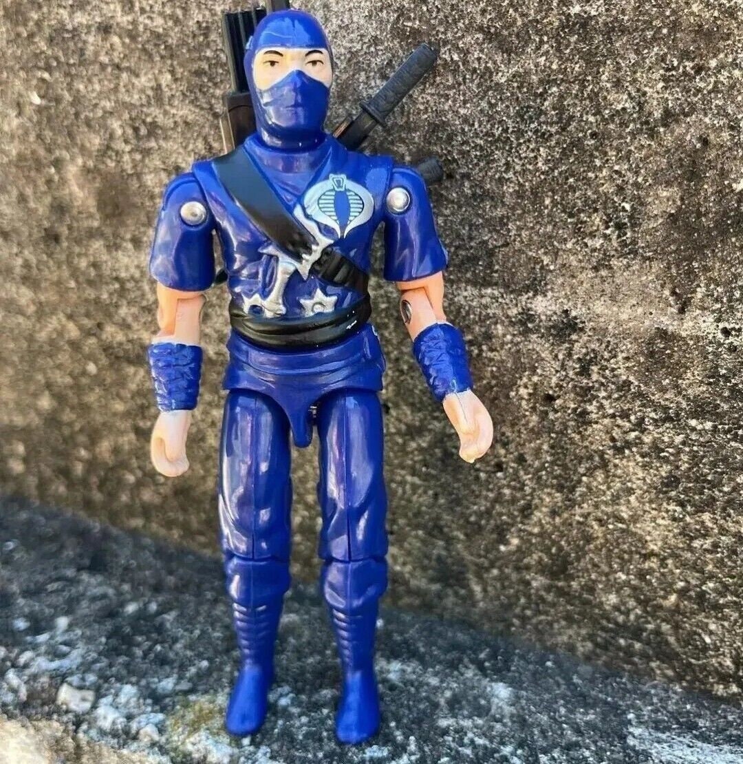 GI Joe Black Major Vintage Style Blue Storm Shadow - Etsy