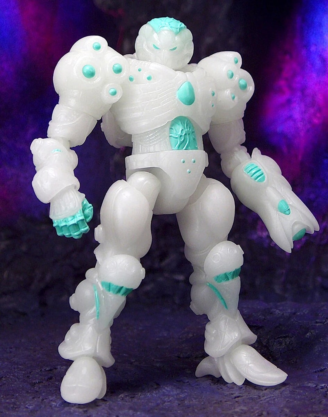 Glyos Knights of the Slice Glow in the Dark Gauss Armor - Etsy
