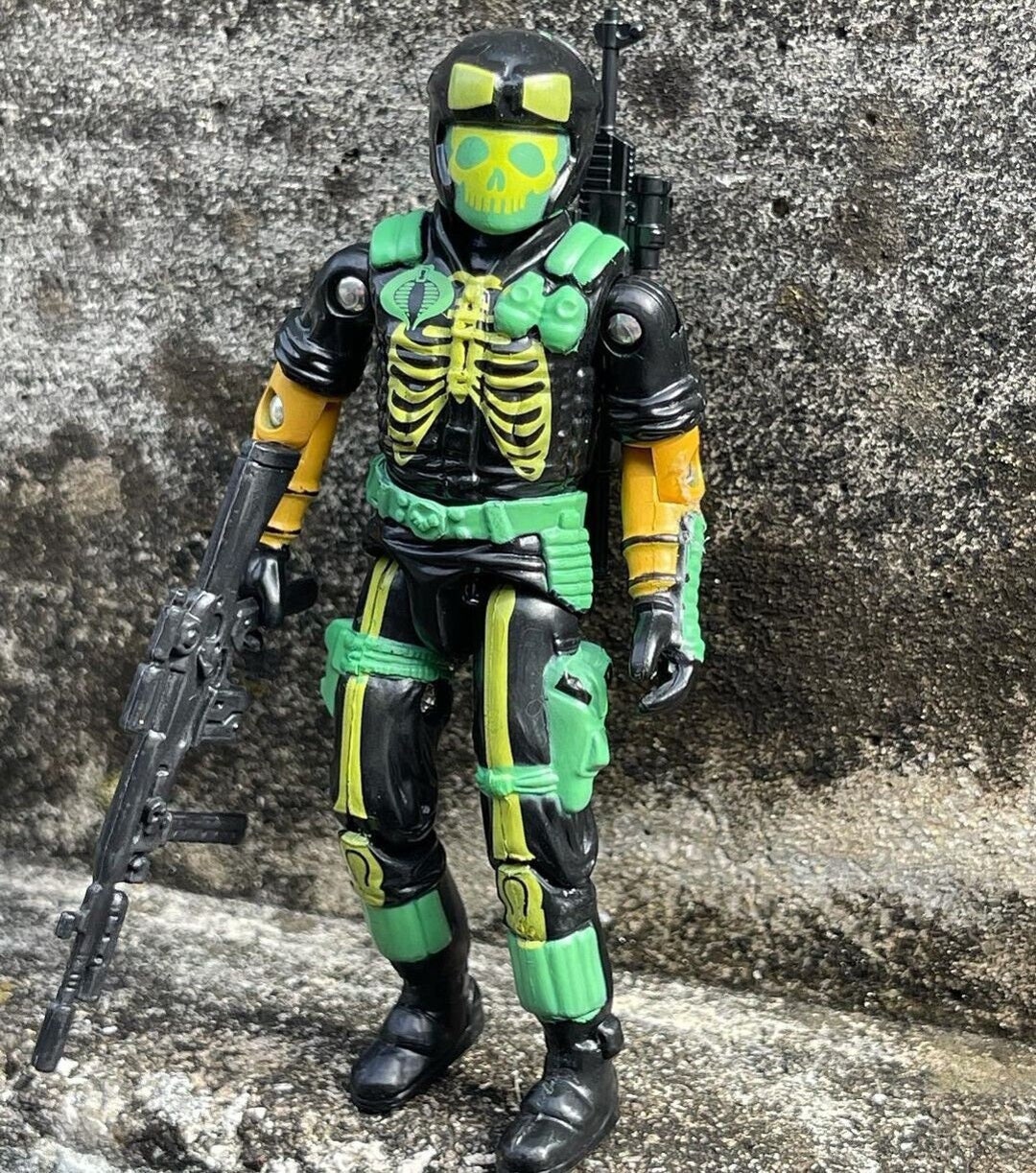 GI Joe Black Major Vintage Style Wraith Viper - Etsy