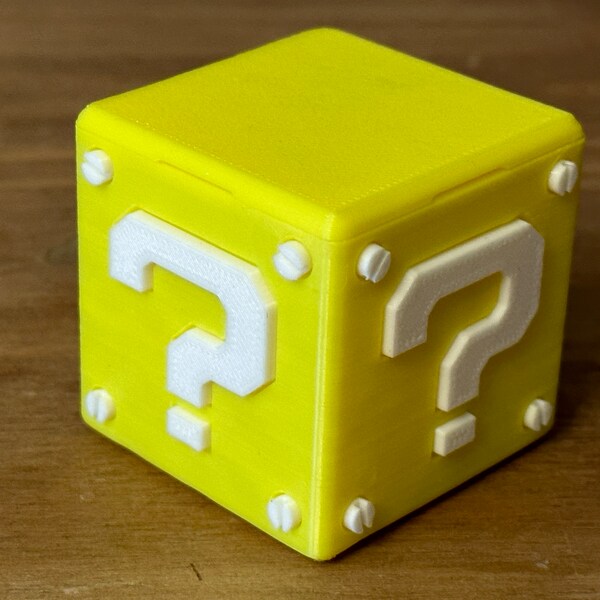 Mario Question Block - Etsy UK