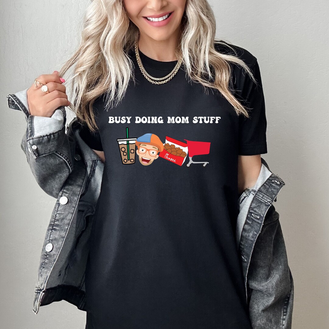 Busy Doing Mom Stuff Sweatshirt, Funny Mom Sweater, Mom Life Sweatshirt ...