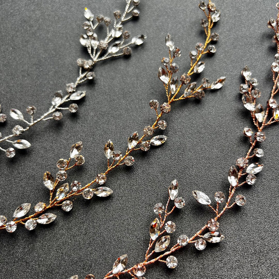Hair Vine for Bride Crystal Hairpiece for Bride Crystal Hair Vine ...