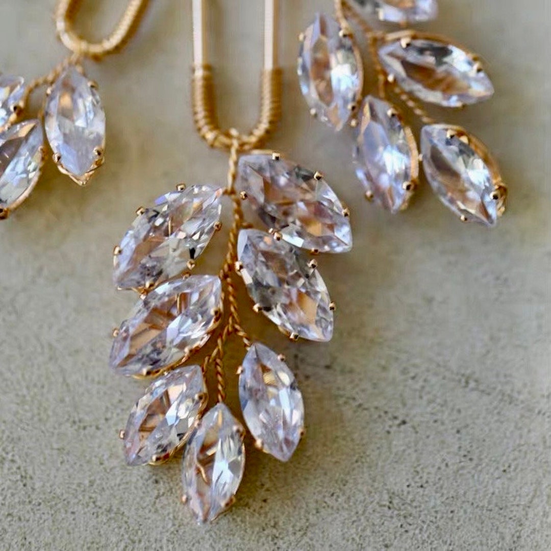Swarovski Crystal Hair Pins for Bride, Rhinestone Hair Accessories for ...