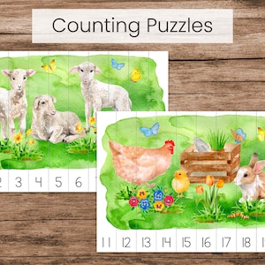 Spring Preschool Activity Bundle (montessori Printable Materials) - Etsy