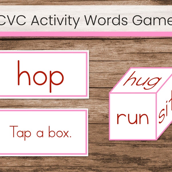 Montessori Command Cards - Etsy