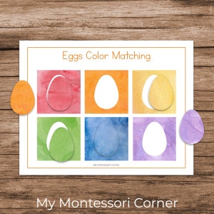 Spring Busy Binder, Preschool Matching Activities Printable - Updated ...