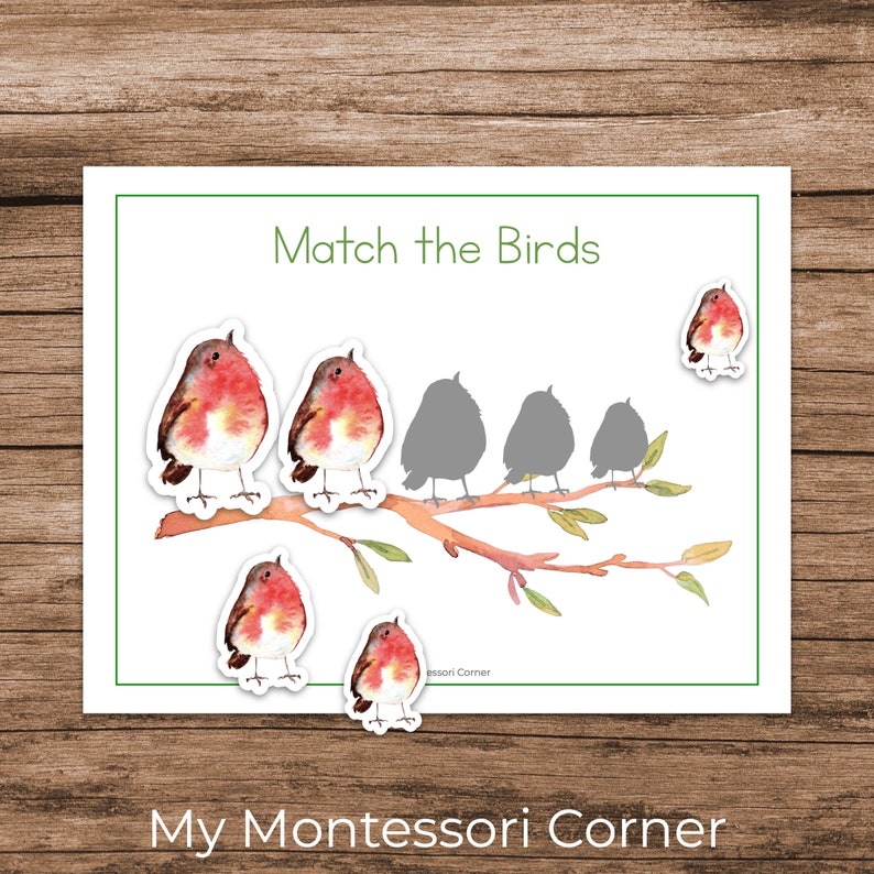Spring Busy Binder, Preschool Matching Activities Printable - Updated ...