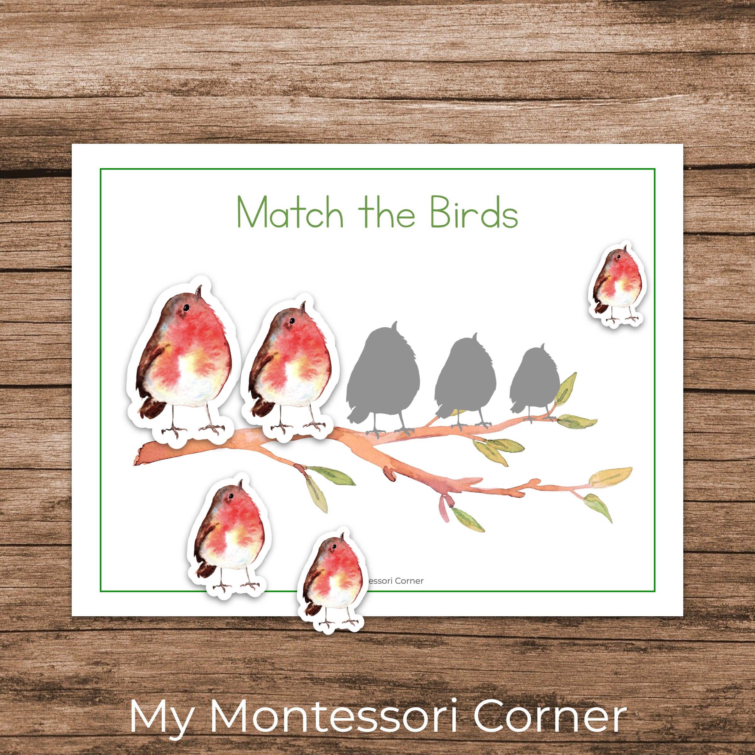 Spring Busy Binder, Preschool Matching Activities Printable - Updated ...