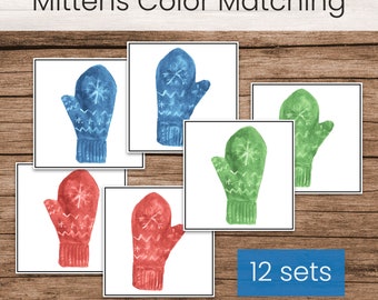 SPANISH Fall Colors Activity montessori Sorting Cards - Etsy