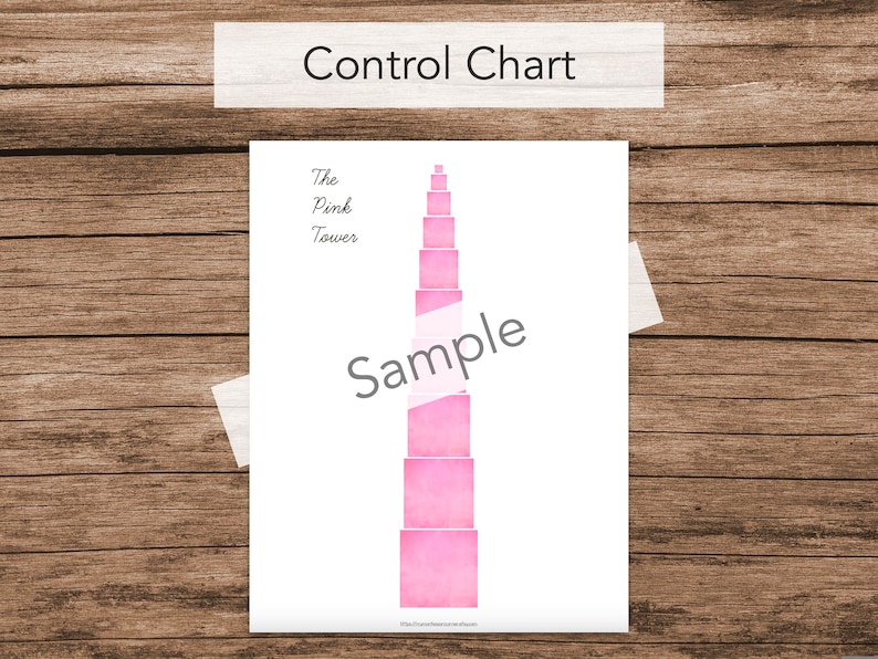 Montessori Pink Tower Printable Activities - Etsy