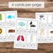 Ending Consonant Blends Clip Cards (montessori Blue Series Language ...