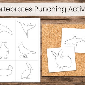 Dotted Punching Shapes Mega Bundle (montessori Fine Motor Printables ...