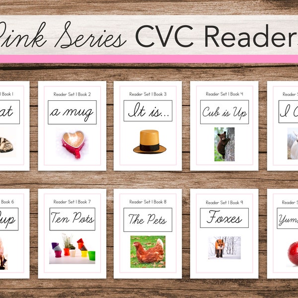 Montessori Blue Series Readers Set 1 decodable Phonetic Books - Etsy