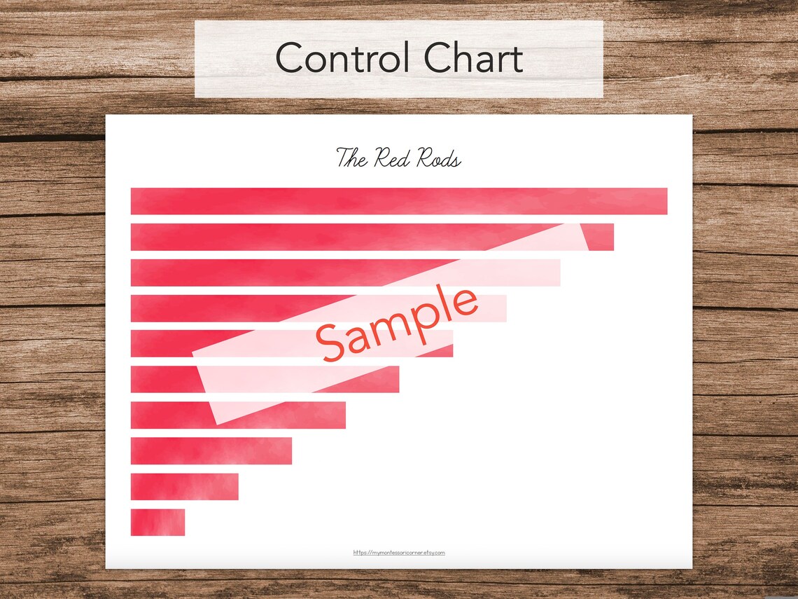 Montessori Red Rods Printable Activities - Etsy