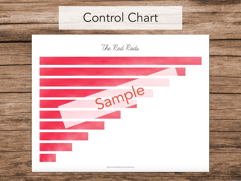 Montessori Red Rods Printable Activities - Etsy