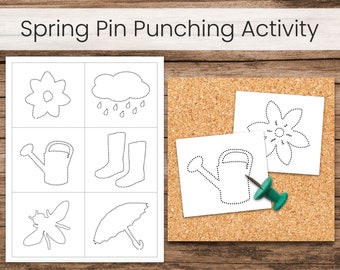 Montessori Pin Punching - Etsy