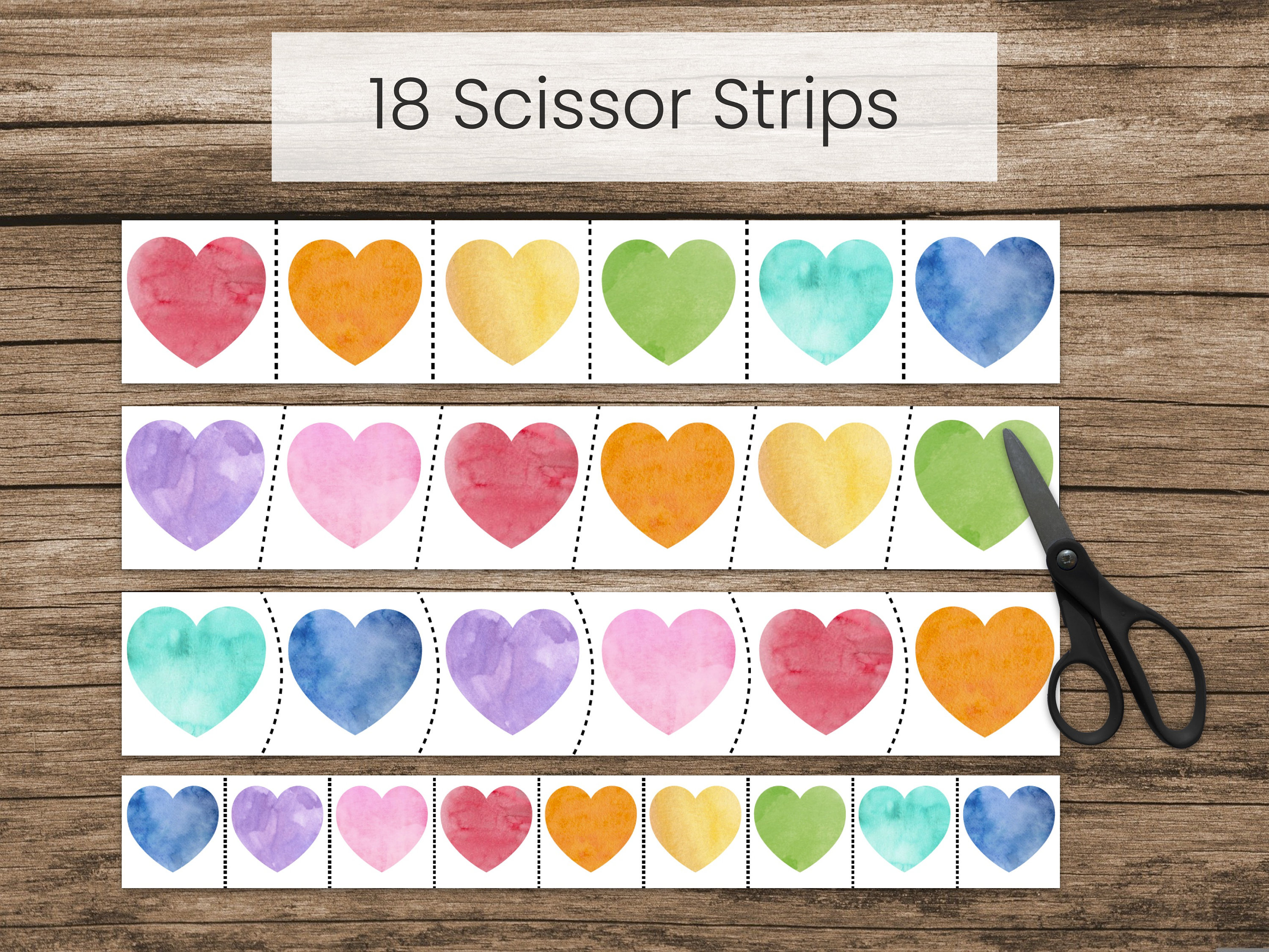 Hearts Fine Motor Activities montessori Preschool Printables - Etsy