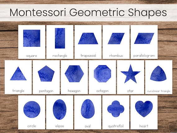 Geometric Shapes Chart Printable