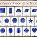 Montessori Geometric Shapes 3-part Cards and Control Chart: - Etsy