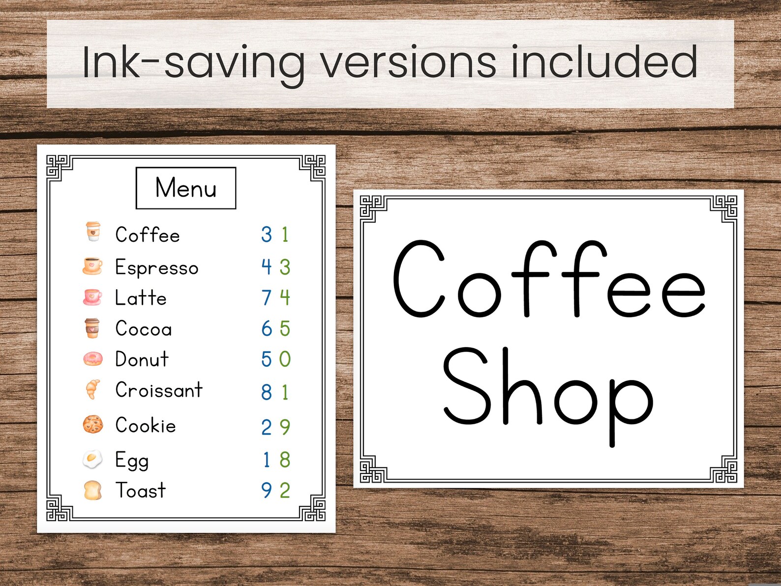 Montessori Golden Beads Coffee Shop Math Play Set - Etsy