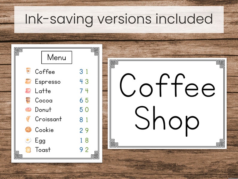 Montessori Golden Beads Coffee Shop Math Play Set - Etsy