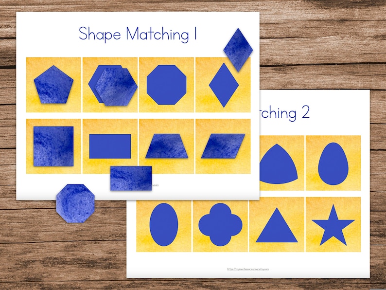Montessori Shapes and Colors Busy Binder Activities preschool - Etsy
