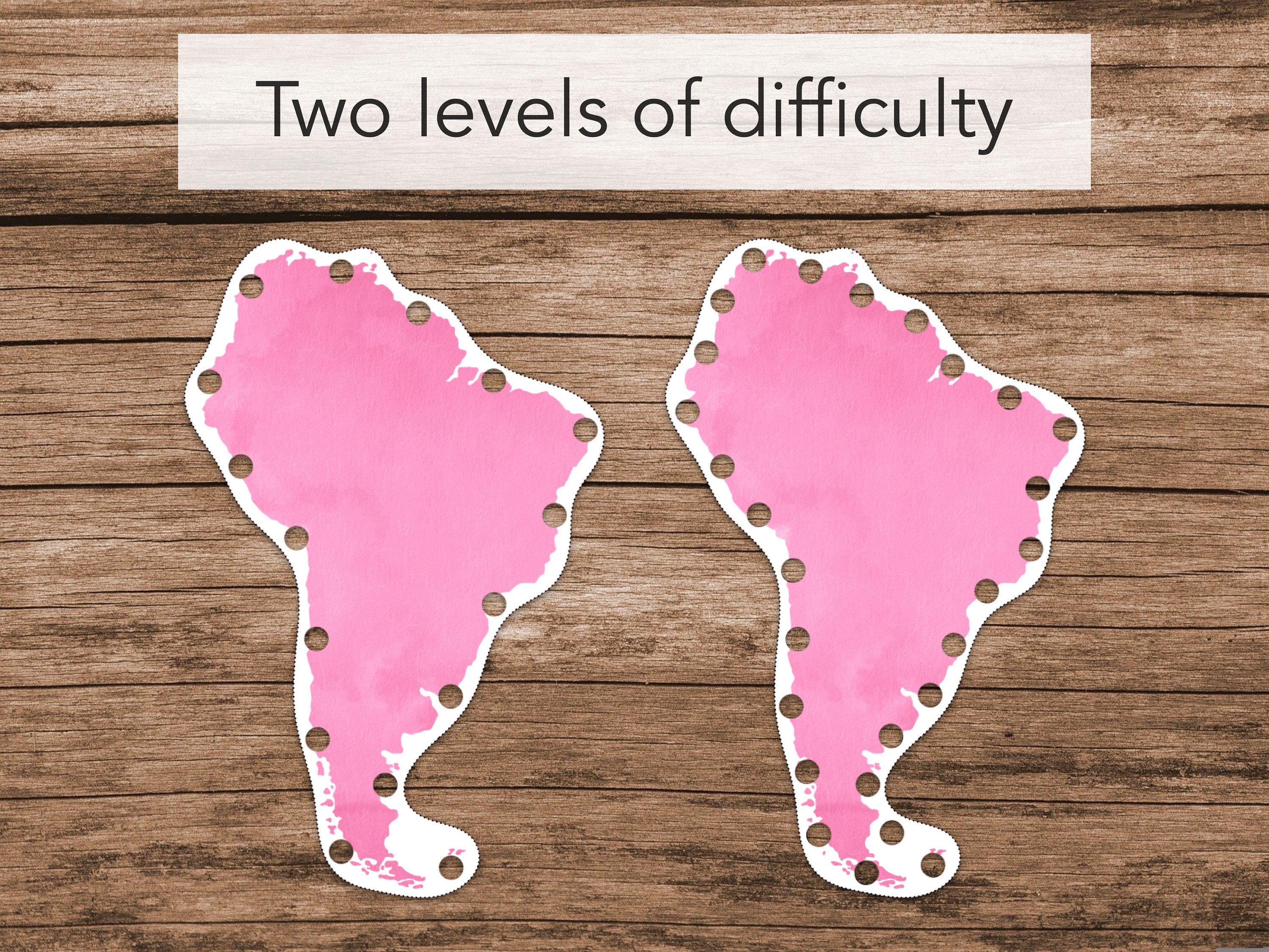 Montessori Continents Lacing Cards (preschool Fine Motor Printable) - Etsy