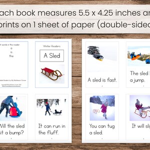 Winter Blue Series Readers (montessori Decodable Books) - Etsy