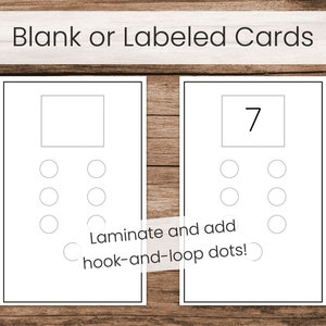 Fall Squirrels Number and Counting Cards Activity (montessori Preschool ...