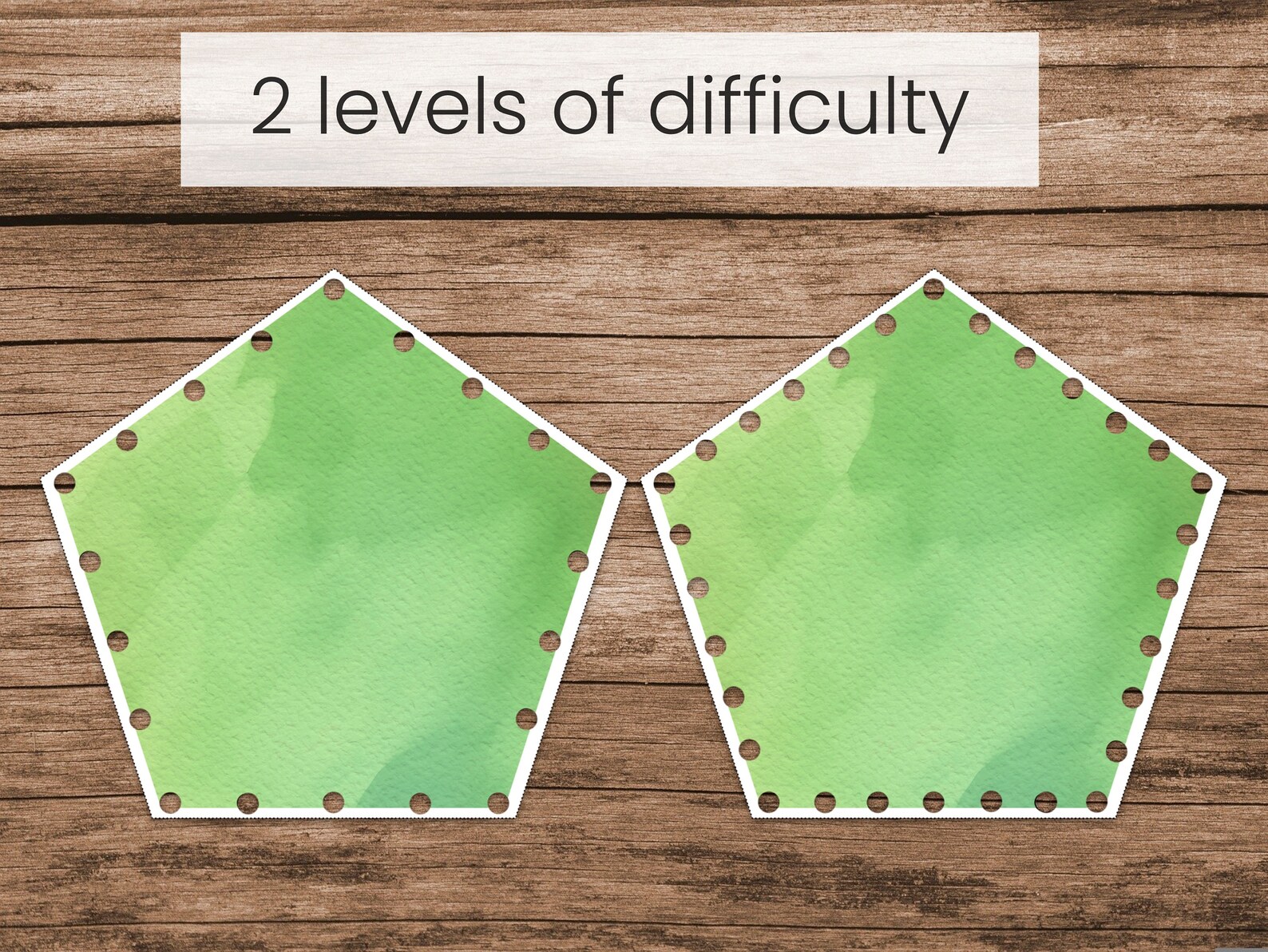 Geometric Shapes Lacing Cards, Watercolor (printable Preschool Fine ...