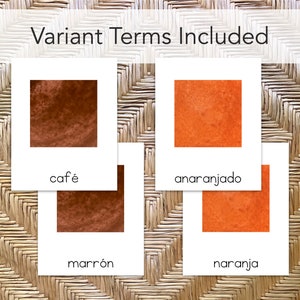 SPANISH 3-part Cards Basics Bundle: Shapes, Colors, Numbers, Nature ...