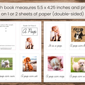 CURSIVE Pink Series Readers Bundle (montessori CVC Reading Books) - Etsy